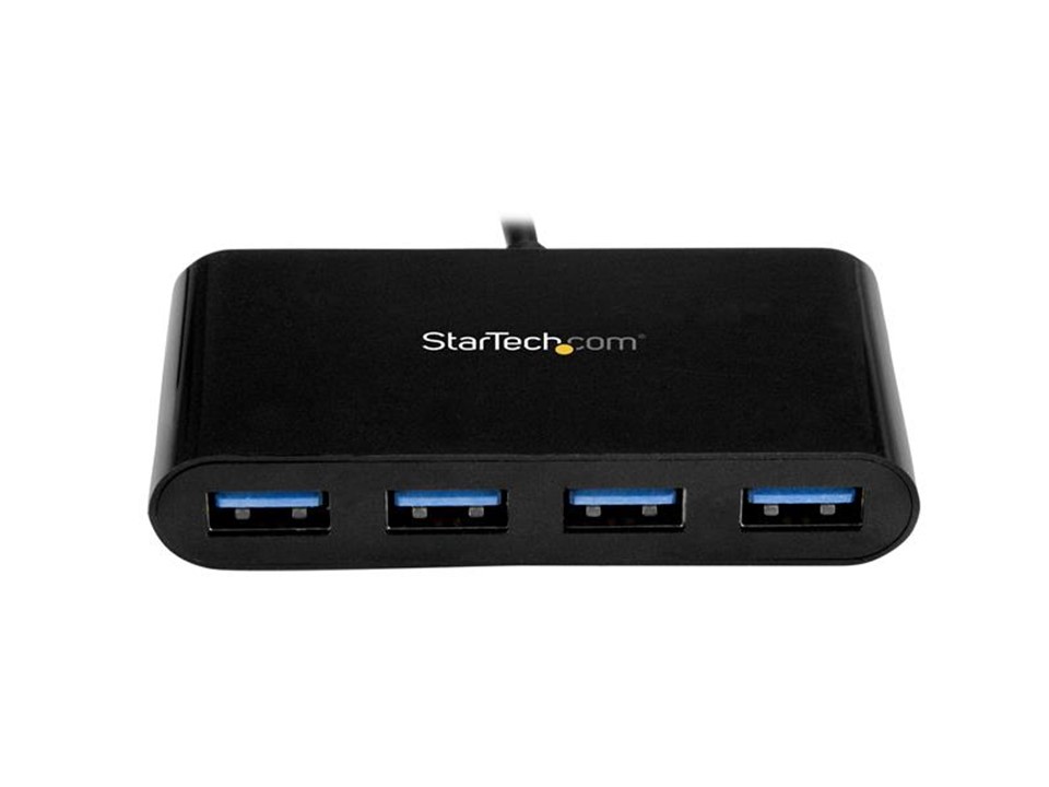 StarTech.com Hub Concentrador USB 3.0 de 4 Puertos Ladrón USB-C a 4x USB A Alimentado por el Bus ...