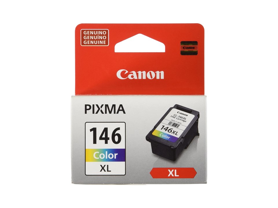 Cartucho de tinta tricolor (cian, magenta y amarillo) CL-146XL Canon ...