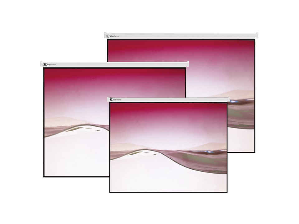 Pantalla de proyección de 100 pulgadas blanco mate KPS-303 Klip Xtreme - Tech Zone El Salvador