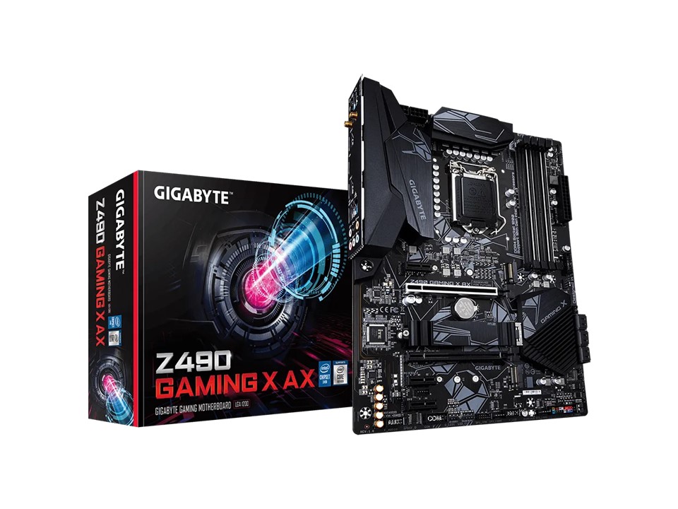Placa base ATX Z490 GAMING X AX Gigabyte – Tech Zone El Salvador