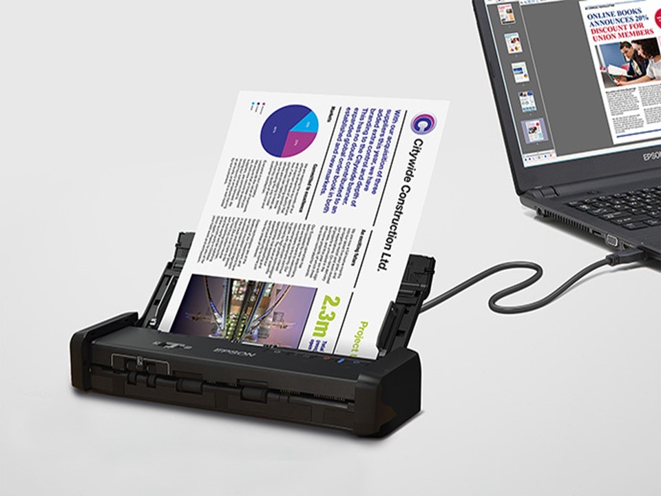 Epson DS-320 – Escáner de documentos – a dos caras – Tech Zone El Salvador