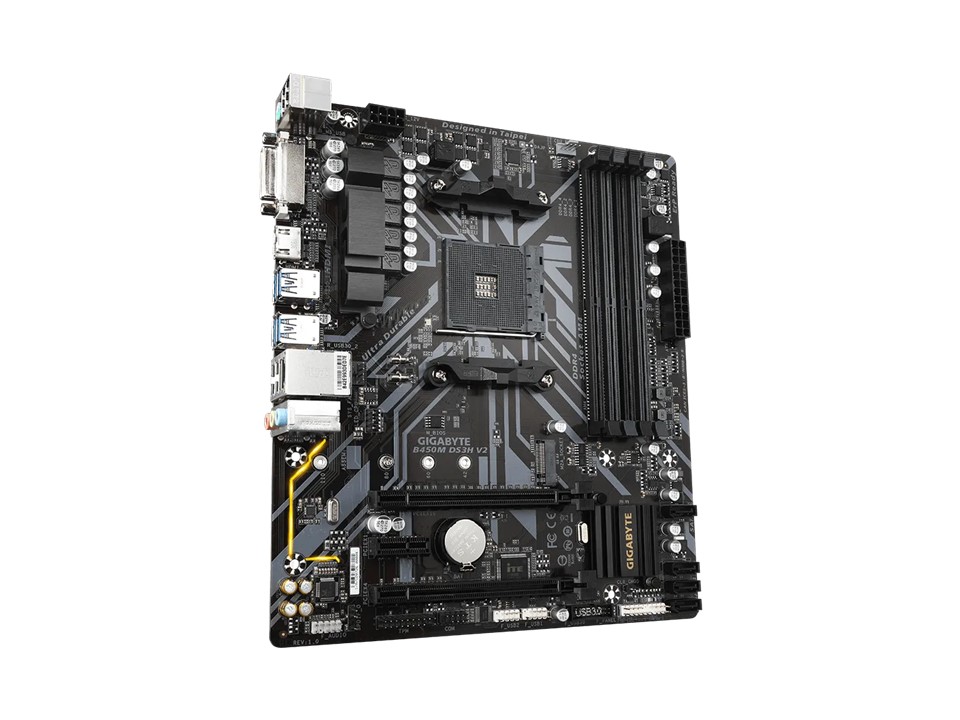 Placa base micro ATX B450M DS3H Gigabyte – Tech Zone El Salvador